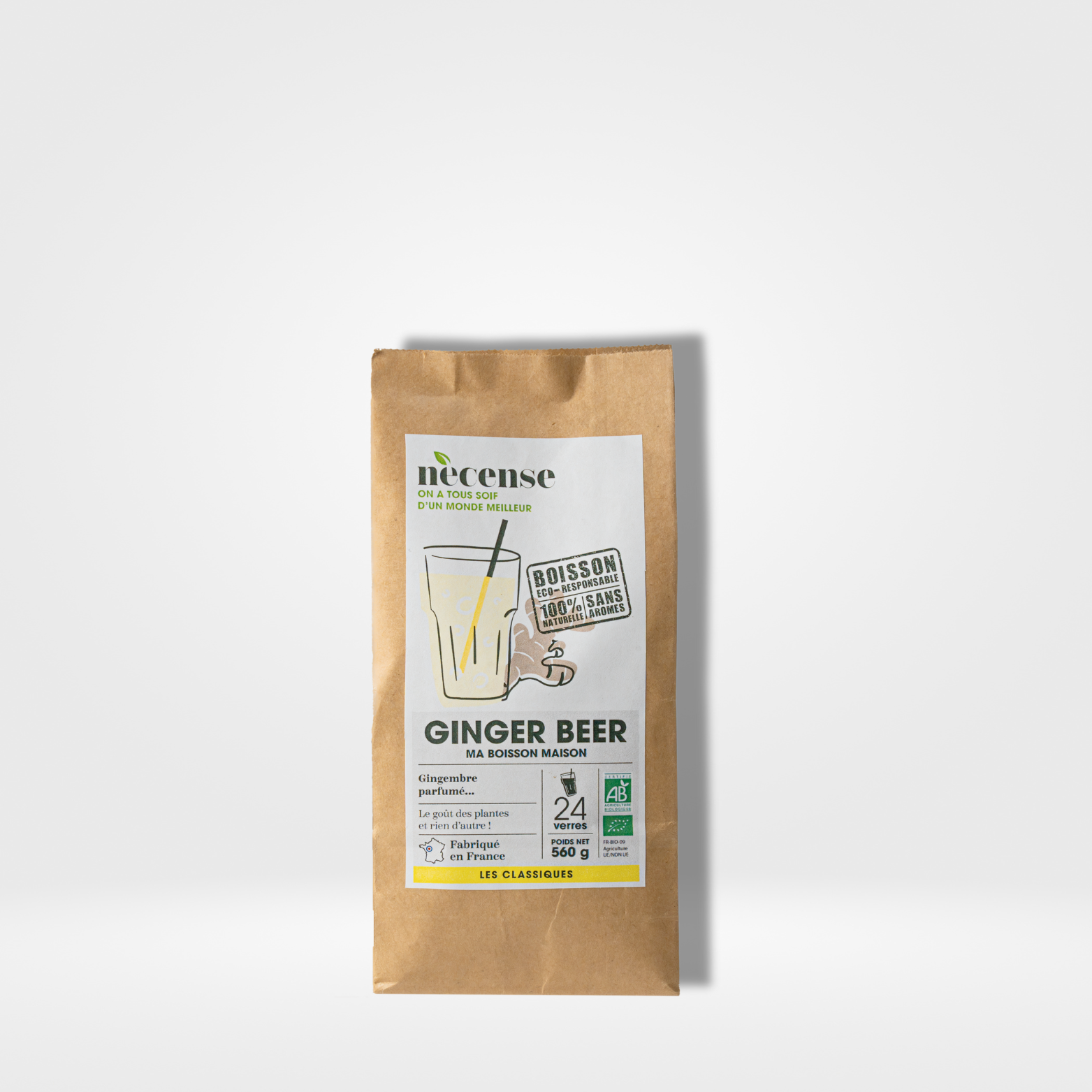 Necense Ginger Beer Bio sachet – nativist.fr